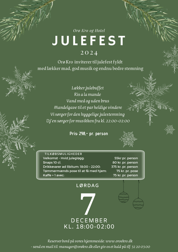 Årets Julefest - Orø Kro