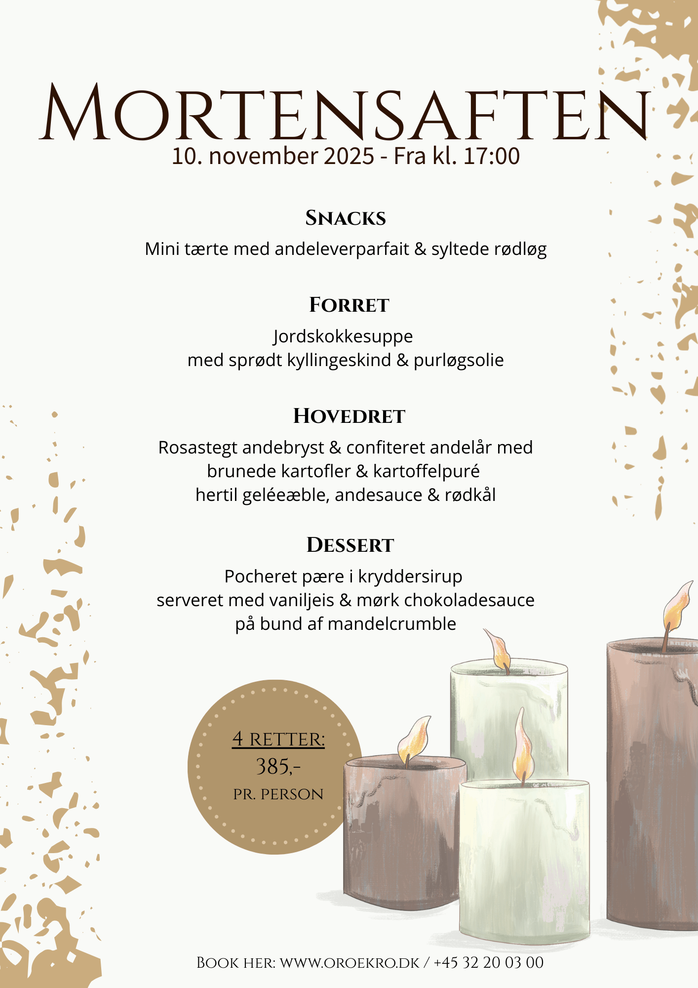 Mortens aften 2025 - Orø Kro